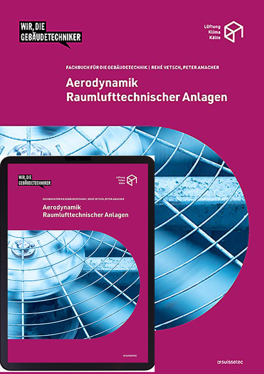 Aerodynamik Raumlufttechnischer Anlagen | Lehrmittel Grundbildung | Alle | Shop - suissetec DE